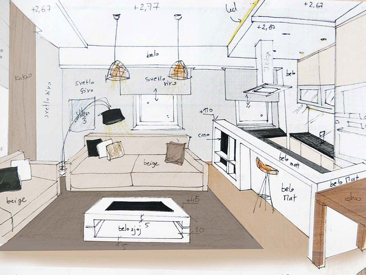 3D Skica Enterijera | DSI Design